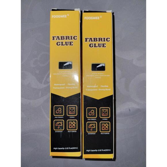 Art | 2 Pack Fabric Glue 6ml Each Permanent Washable Liquid Glue New ...